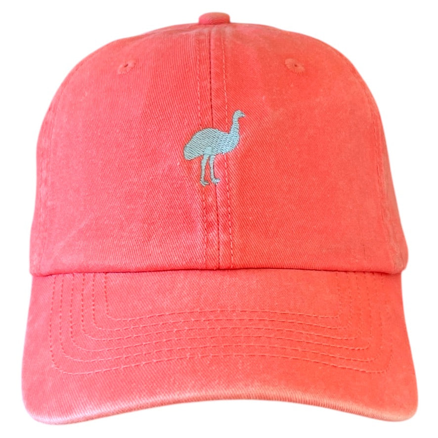 Vintage Cotton Coral Cap | Unisex Cotton Baseball Cap | Go Emu