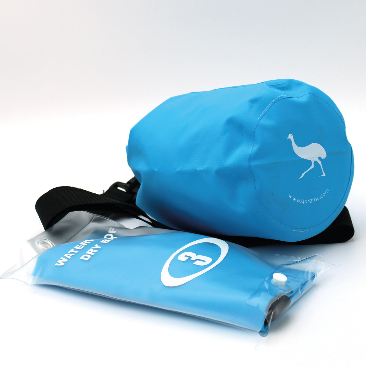 3L Dry Bag Turquoise | Travel-Friendly & Waterproof Bag | Go Emu