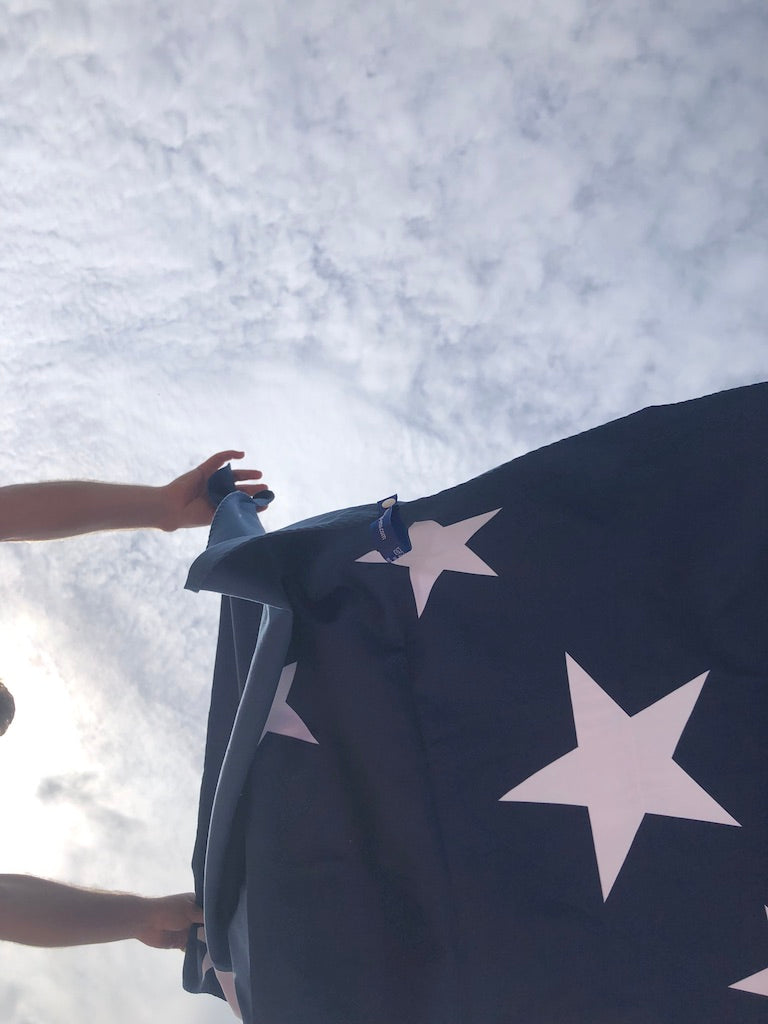 Sustainable Star Towels - Navy – Go Emu