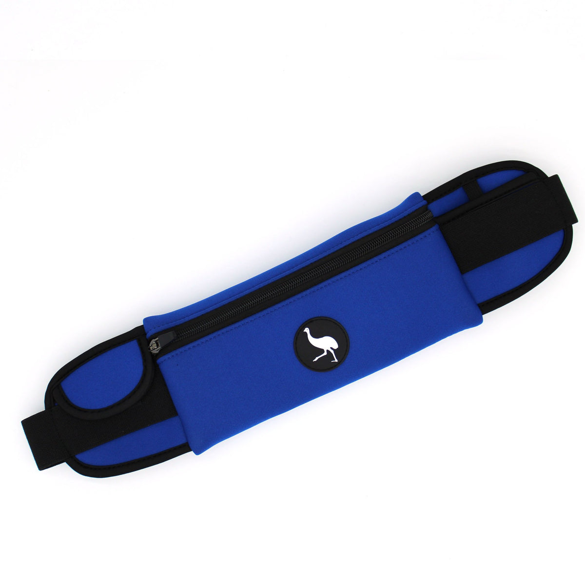 Sporty Royal Blue Neoprene Running Belt | Go Emu