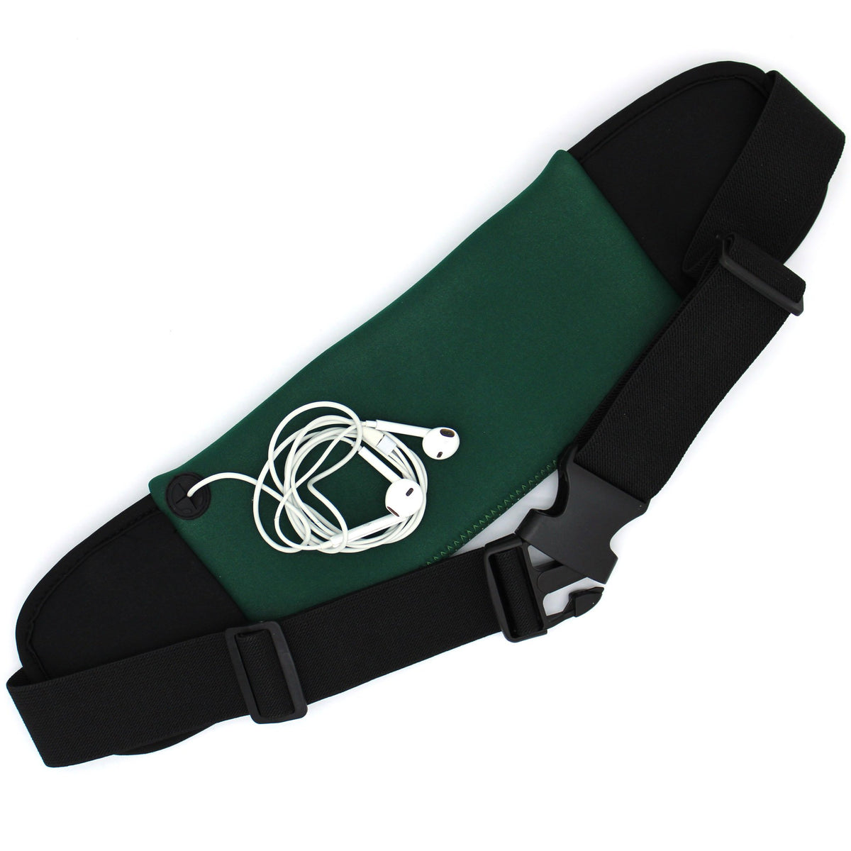 Racing Green Water-Resistant Running Belt | Go Emu